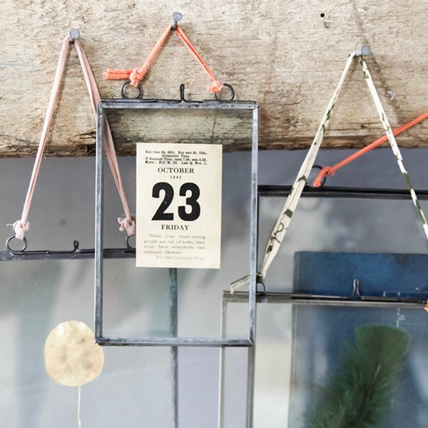 Nkuku | Kiko Zinc Glass Frames | Indigo Blue Trading