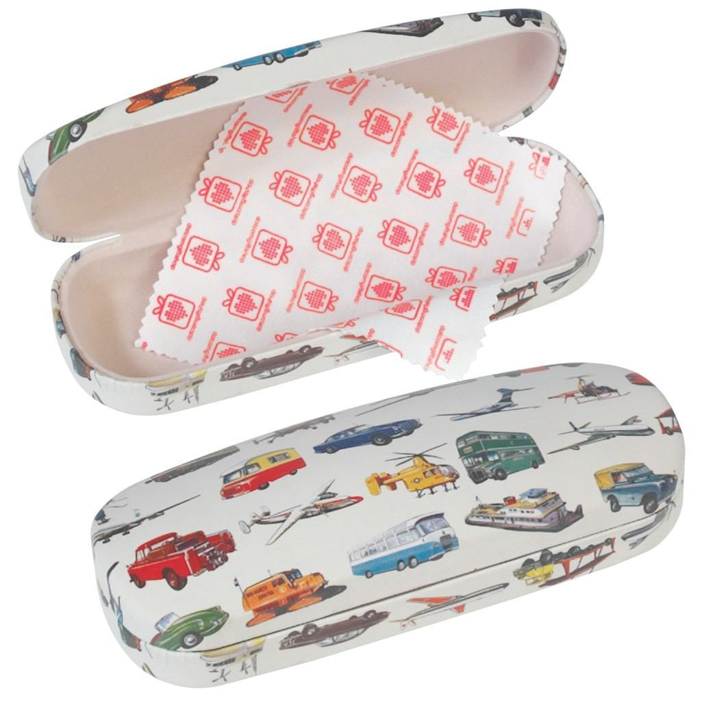 Rex | Vintage Transport Glasses Case | Indigo Blue Trading